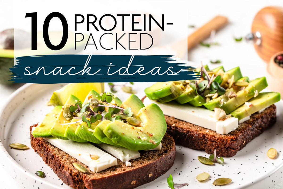 Healthy and tasty protein-packed snacks to eat more protein.